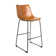 Williston Forge Williams Upholstered 72cm Counter Stool with Metal ...
