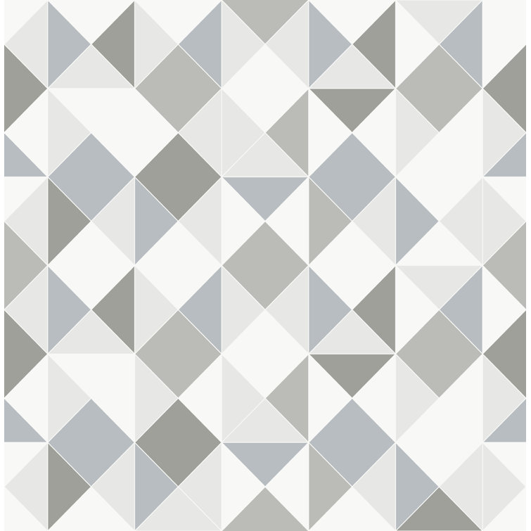 George Oliver Peel & Stick Geometric Roll | Wayfair