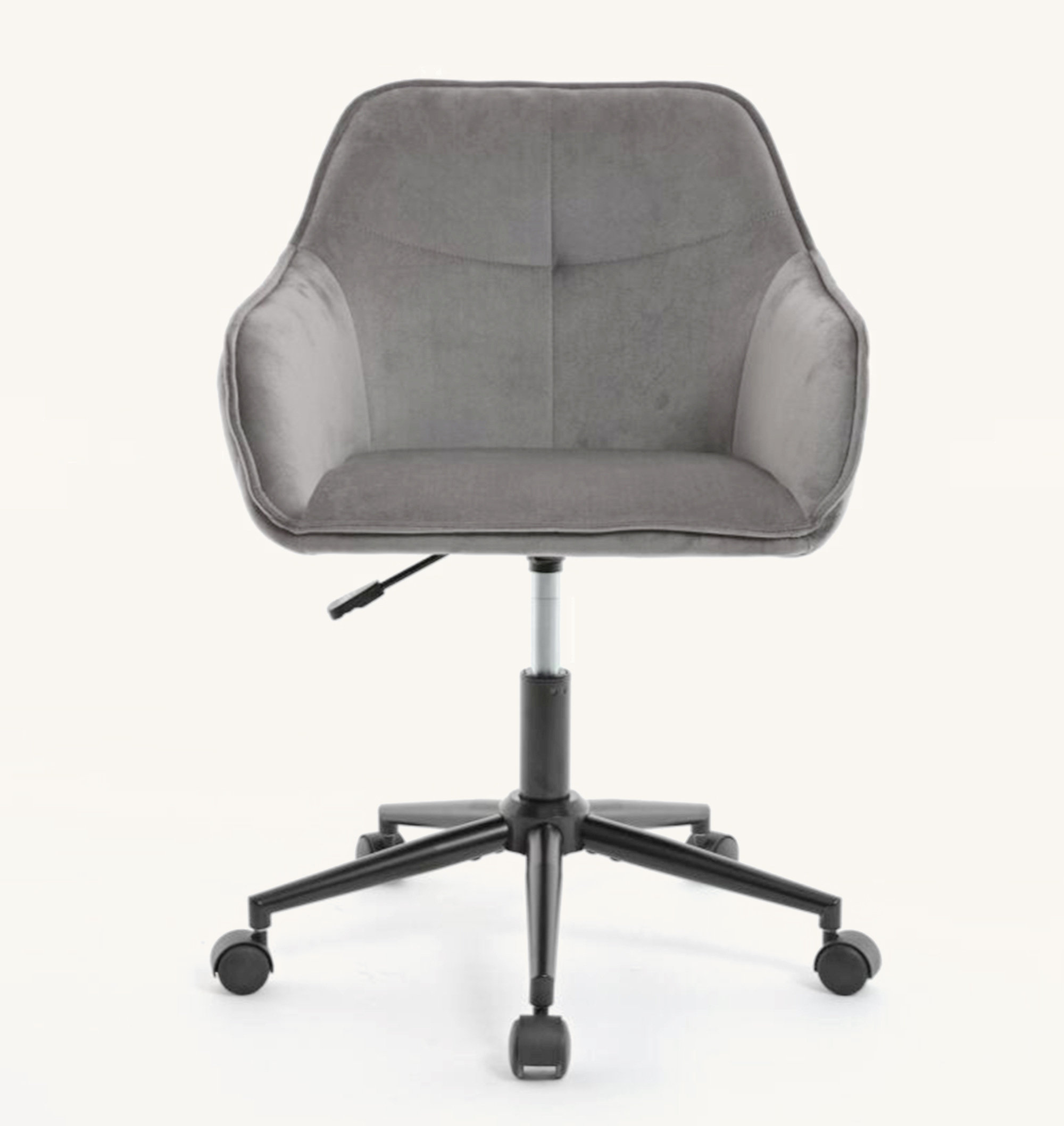 Red Barrel Studio® Velvet Office Desk Chair, Modern Home Desk Chair ...