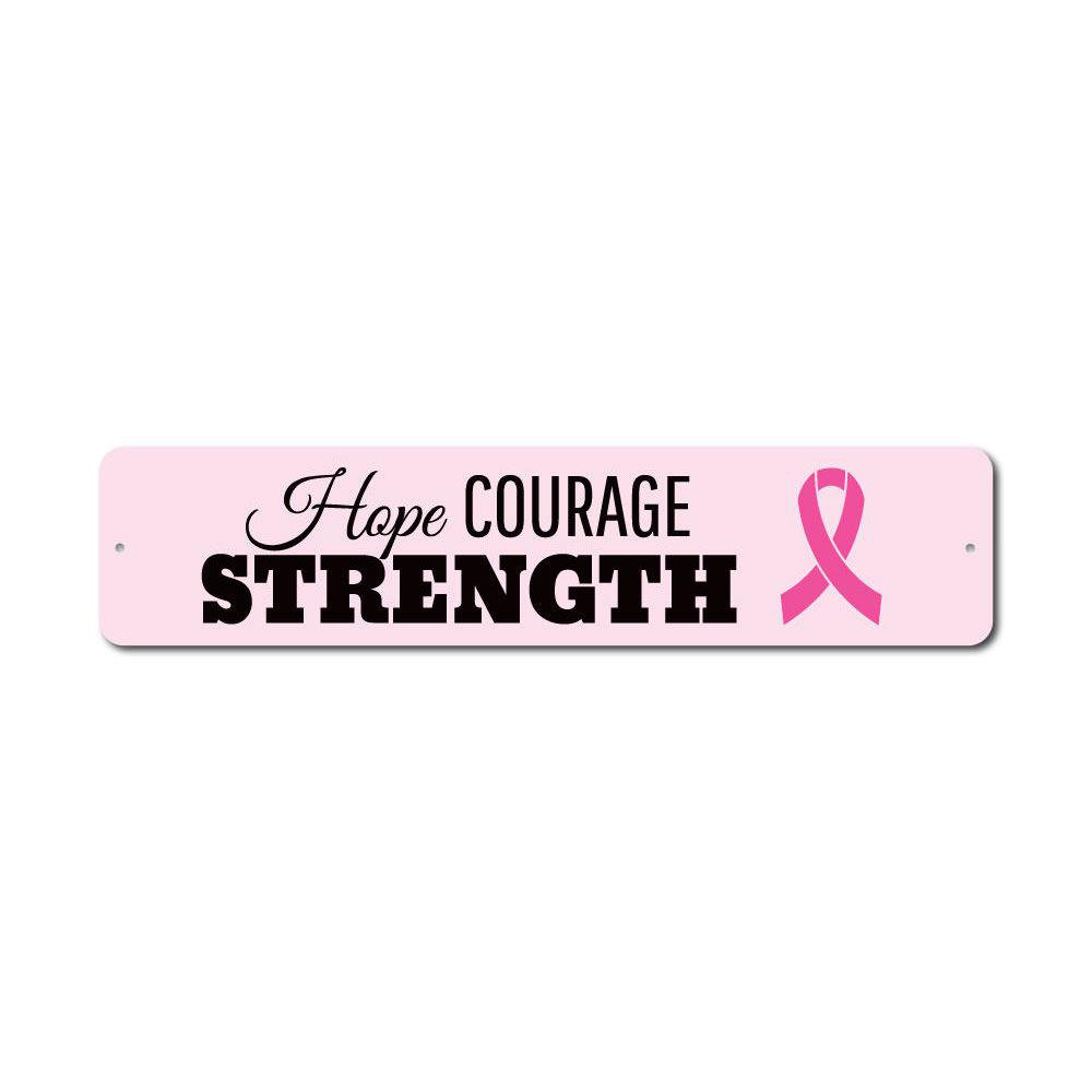 Lizton Sign Shop, Inc Hope Courage Strength Sign - 6" X 24" - Wayfair ...