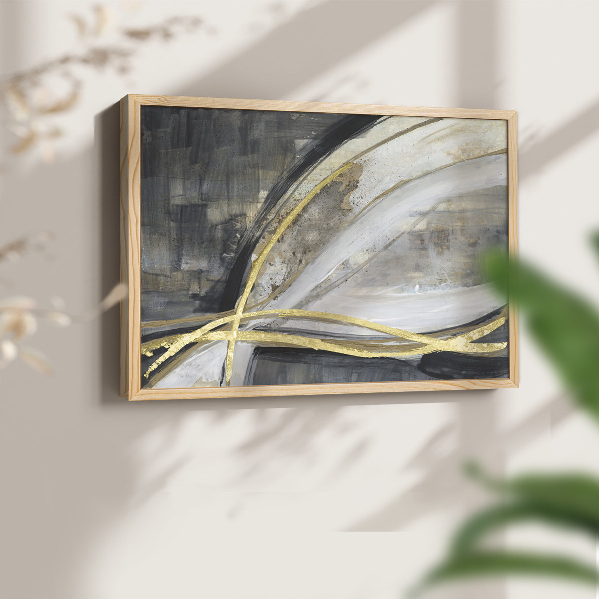 Wrought Studio™ Twisting Vortex II -Framed Print - Restickable | Wayfair