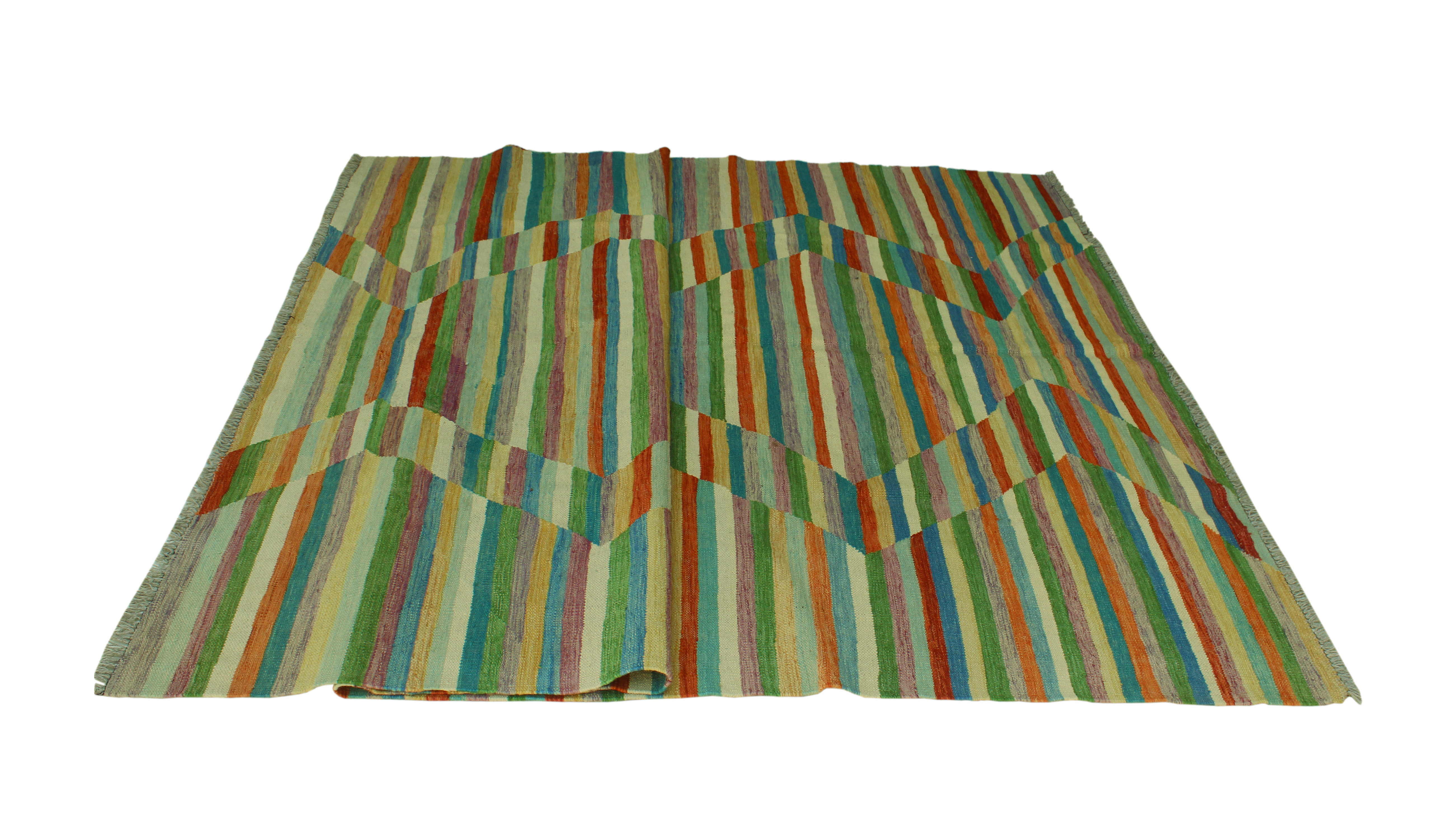 Dakota Fields Winchester Kilim Brina Rust Rug | Wayfair