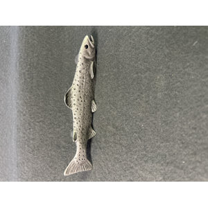 D. Lawless Hardware 3" Trout Pull Matte Pewter | Wayfair