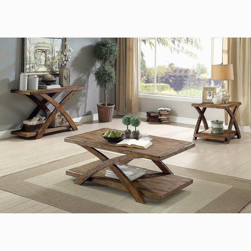 Ebern Designs Transitional 3Pc Table Set Occasional Tables Living Room ...