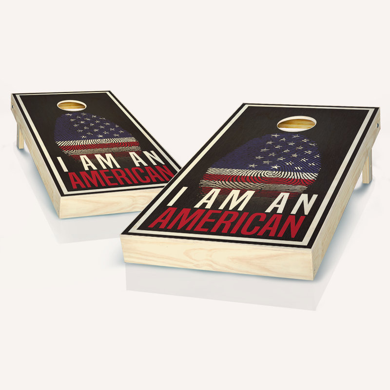 AJJCornhole I Am An American Cornhole Set | Wayfair