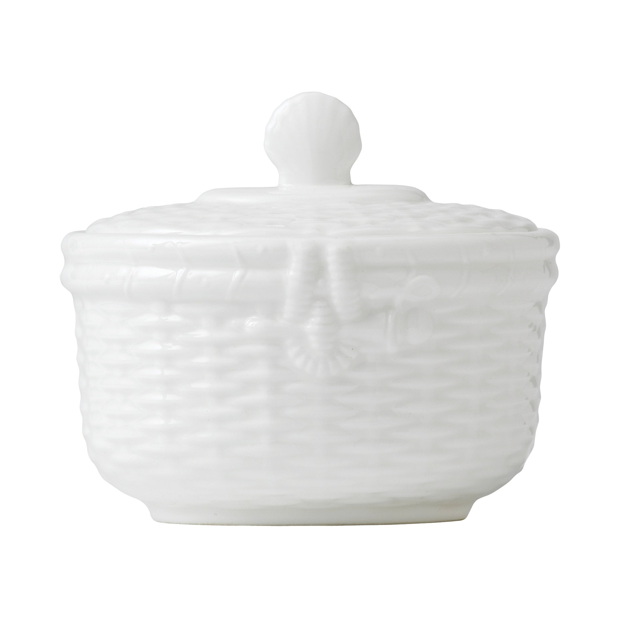 Wedgwood Nantucket Basket 7 oz. Sugar Bowl with Lid & Reviews | Wayfair