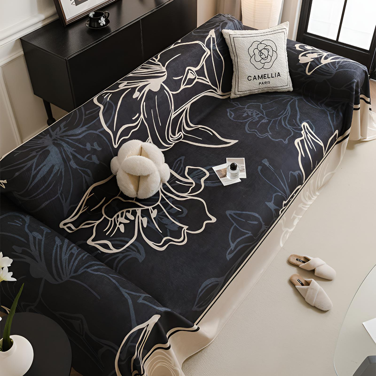 Lark Manor™ Full Sofa Cover Cloth, All-Inclusive Sofa Slipcover, All ...