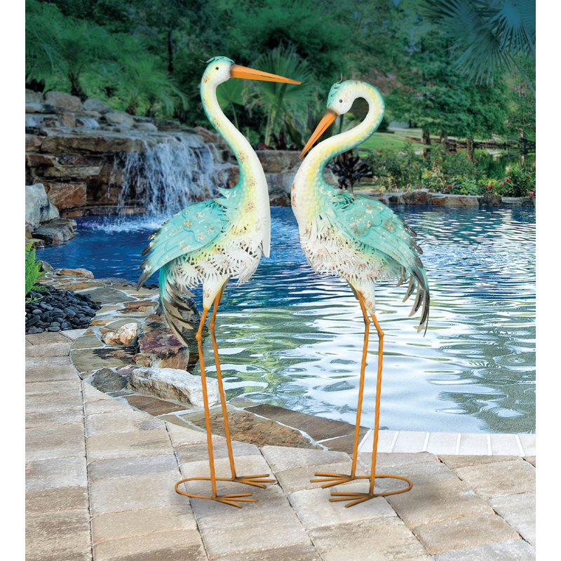 Regal Art & Gift Lagoon Heron Decor 38" - Up | Wayfair