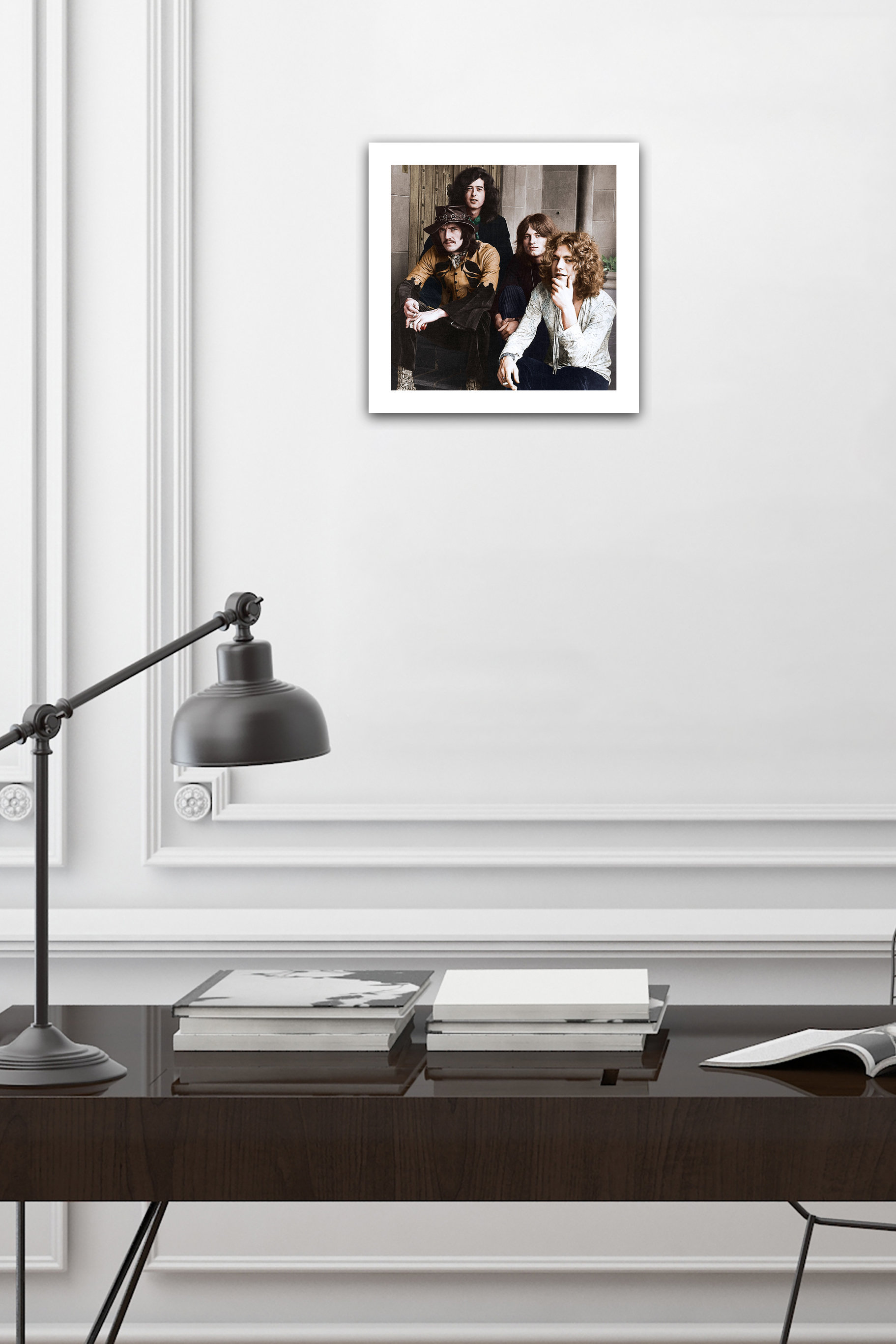 Globe Photos Entertainment & Media Portrait of Led Zeppelin Band ...