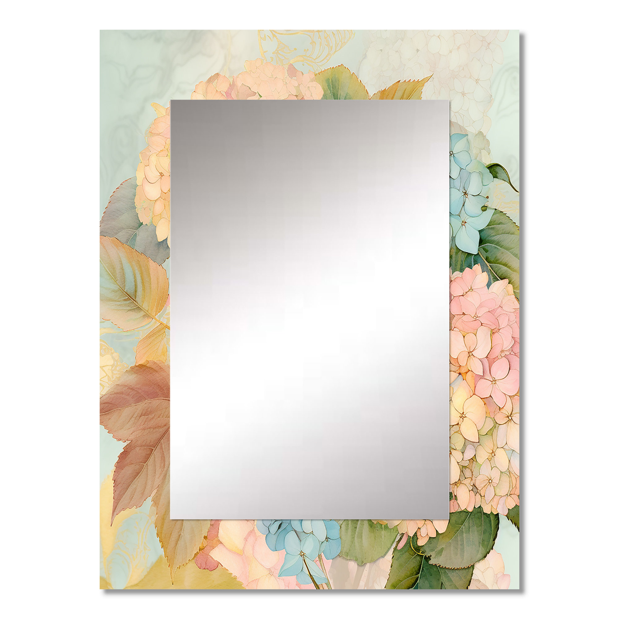 Bungalow Rose Retro Hydrangea Bouquet In Vintage Pastel - Hydrangea ...