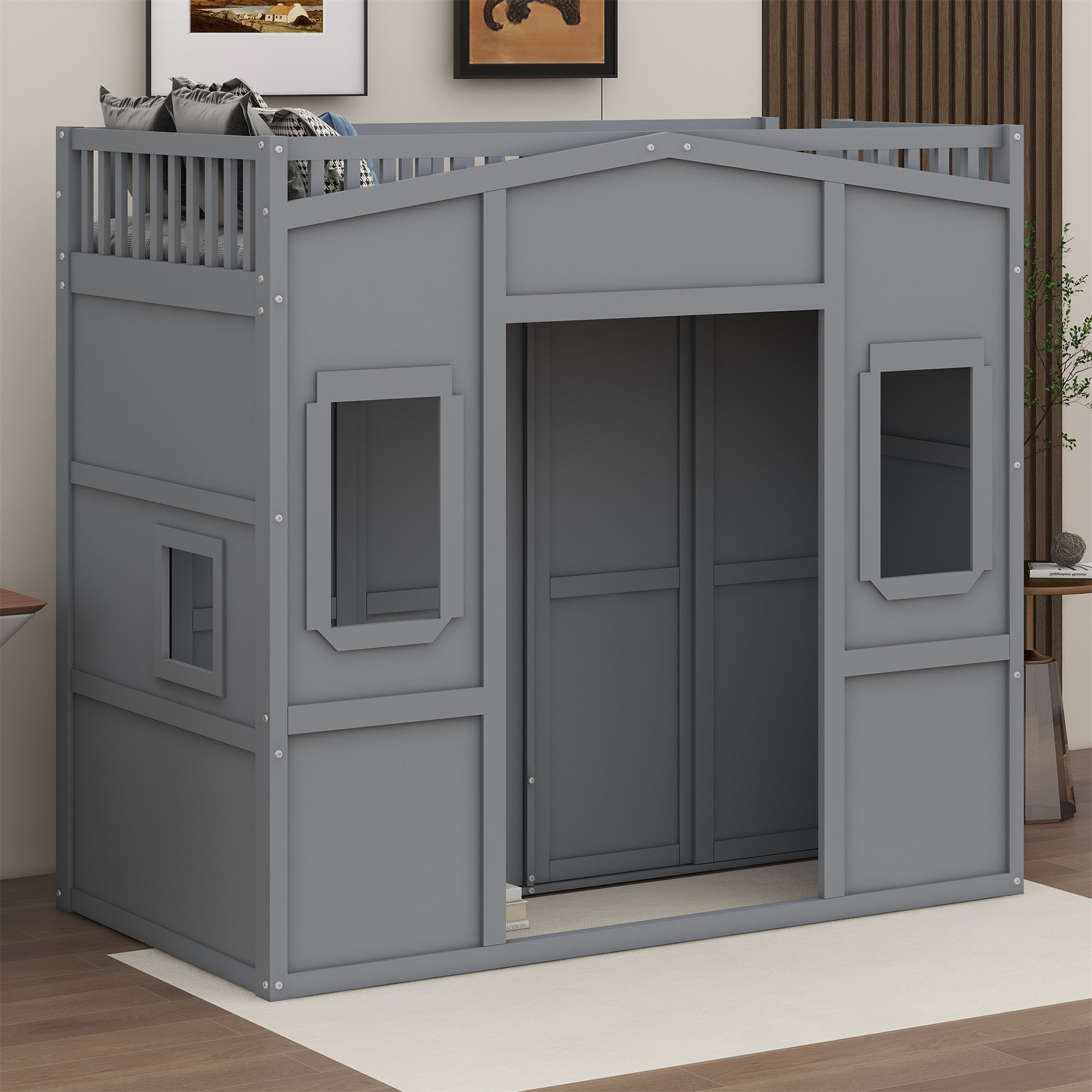Harriet Bee Jurjan Kids Loft Bed | Wayfair