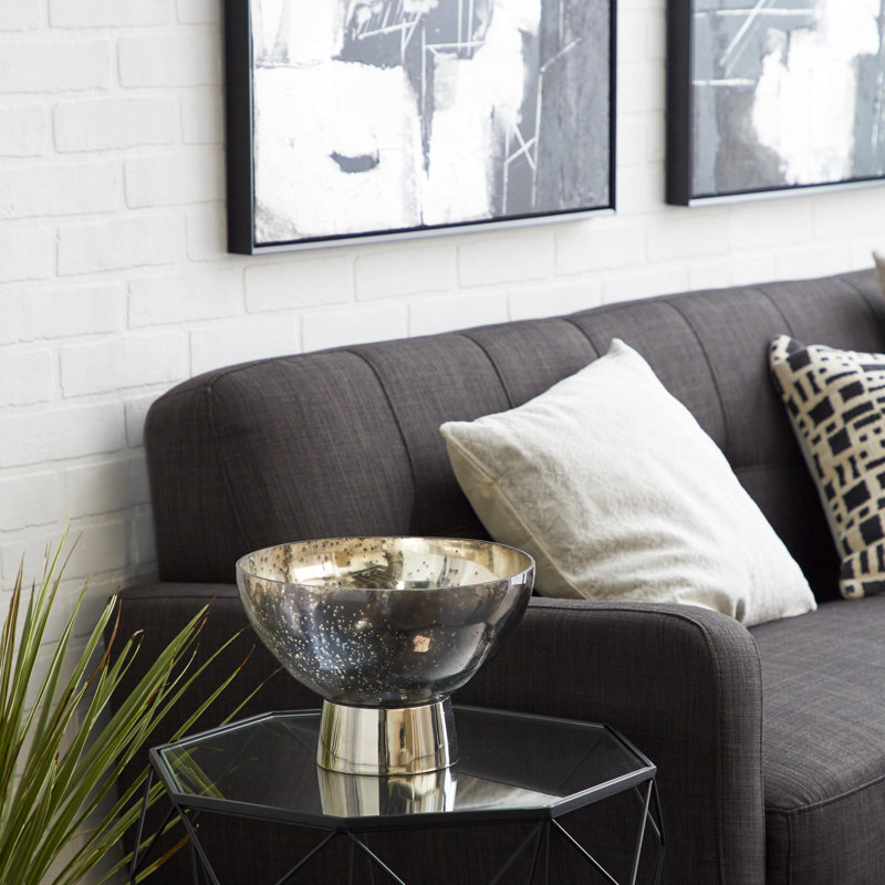 Wade Logan® Braylynn Contemporary Glass Decorative Bowl "& Reviews ...