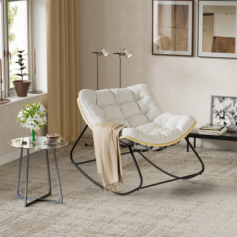 George Oliver Marijan Outdoor Rocker Chair | Wayfair