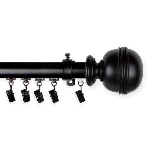 Astoria Grand Shuster Single Curtain Rod & Reviews | Wayfair