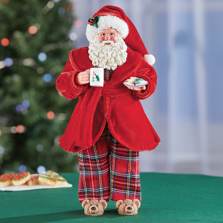 The Holiday Aisle® Bedtime Santa Figurines - Wayfair Canada