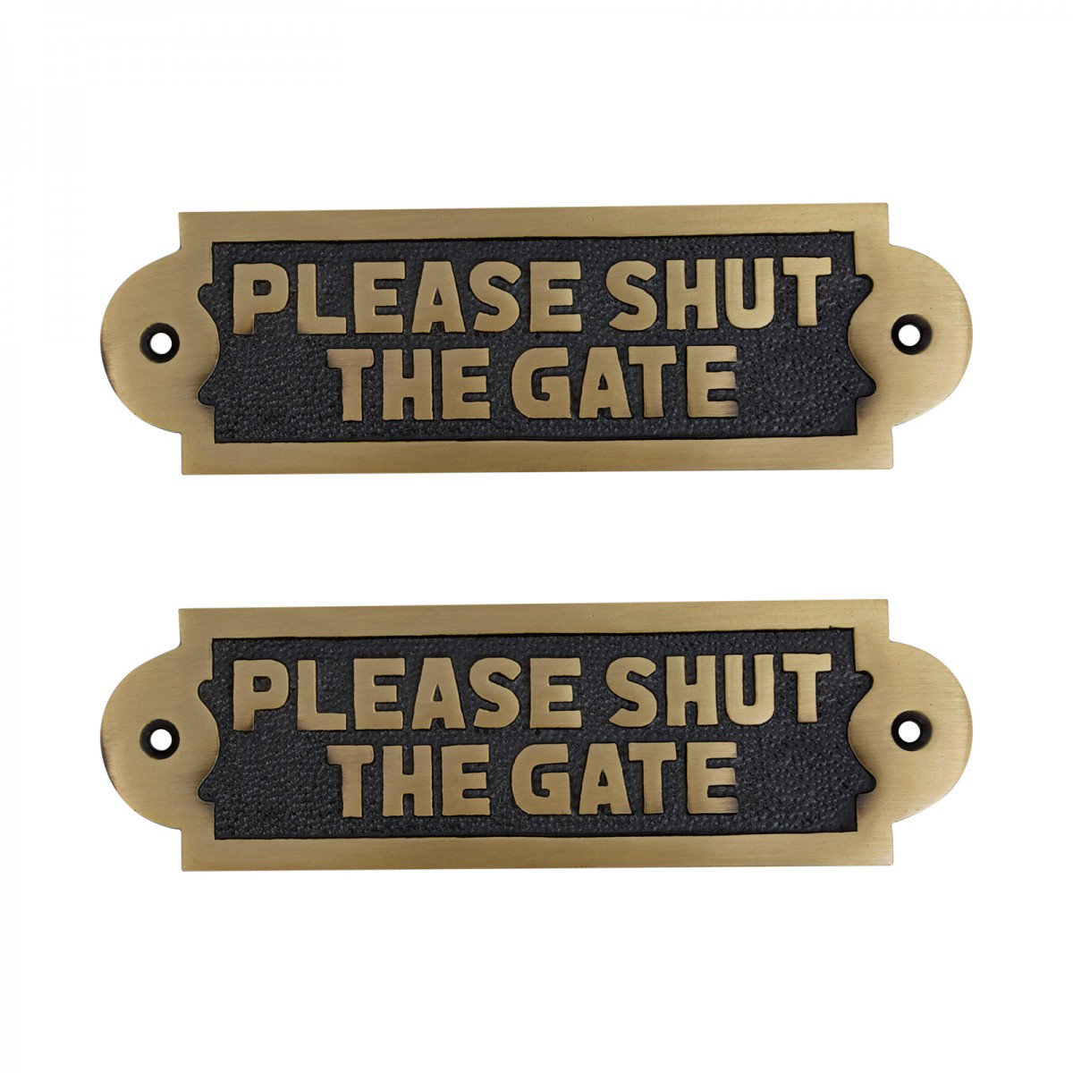 The Renovators Supply Inc. Plaques Please Shut the Gate Sign Plate ...