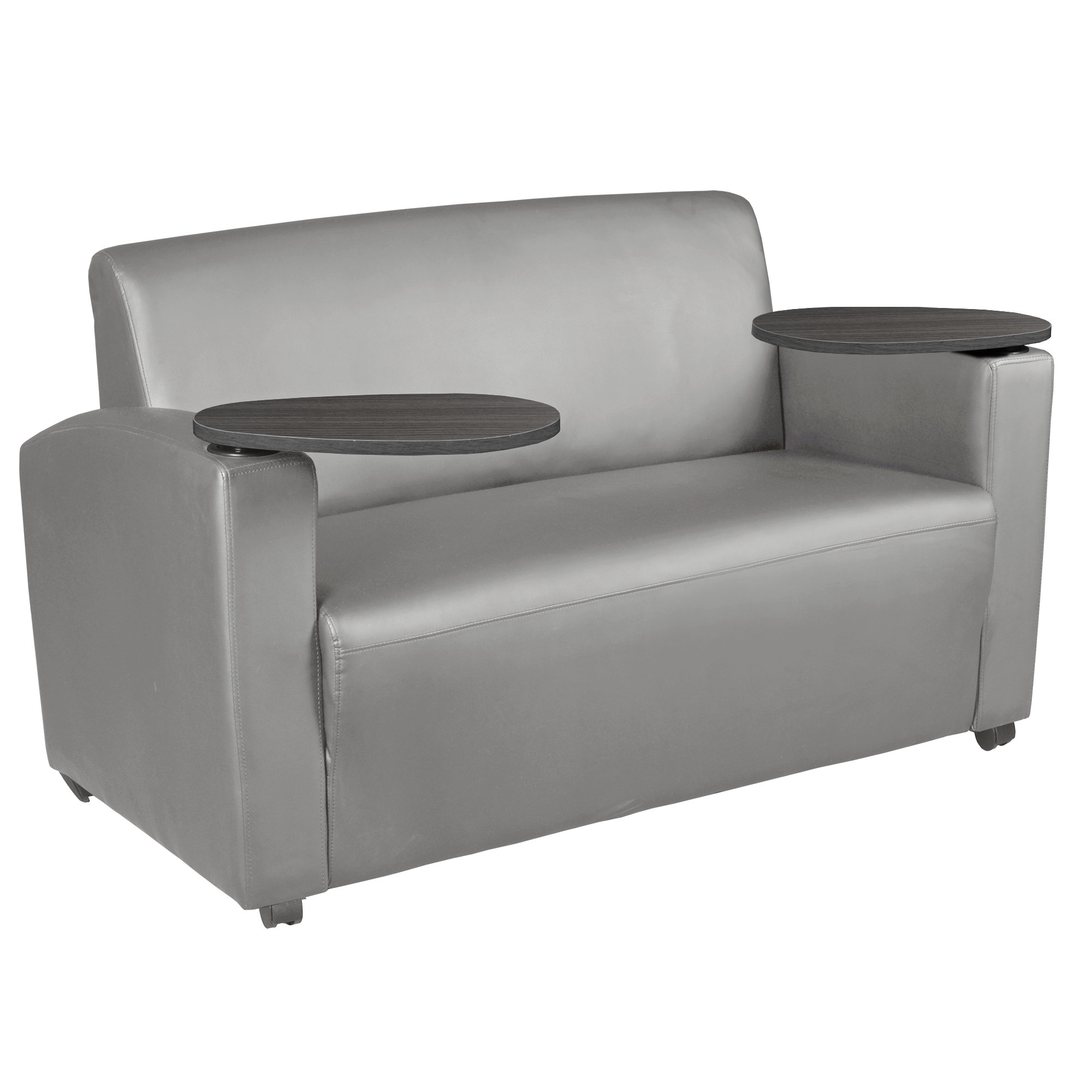 Regency Supernova 56" Vinyl Seat Reception Chair | Wayfair