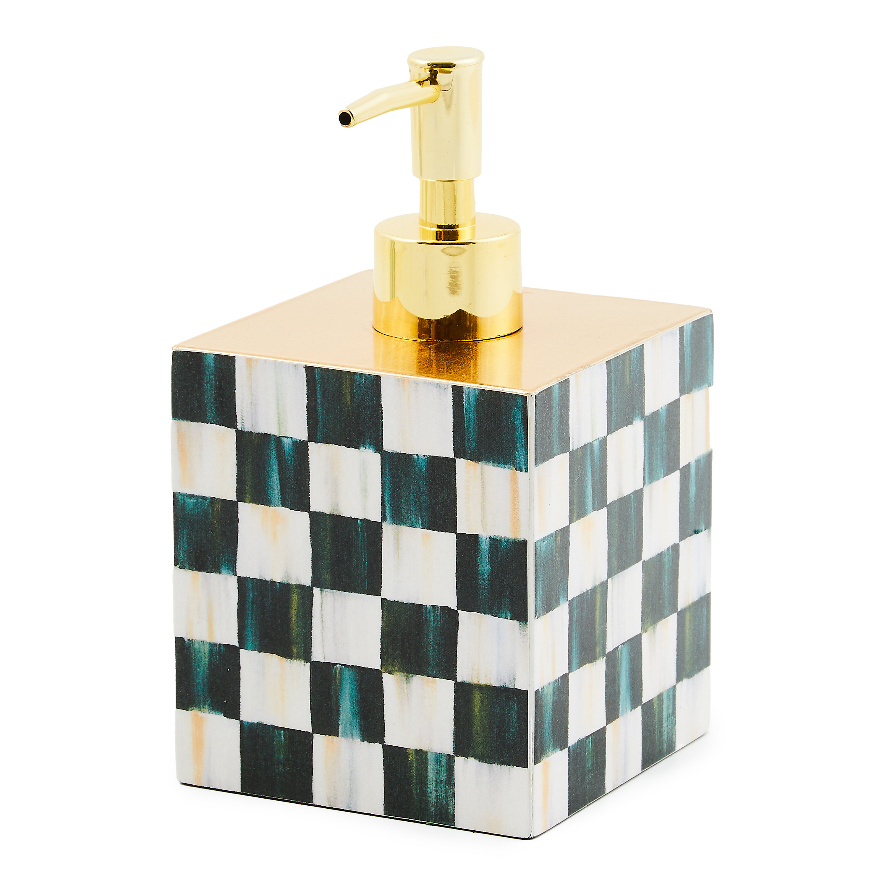 MacKenzie-Childs Courtly Check Lacquer Soap Pump | Wayfair