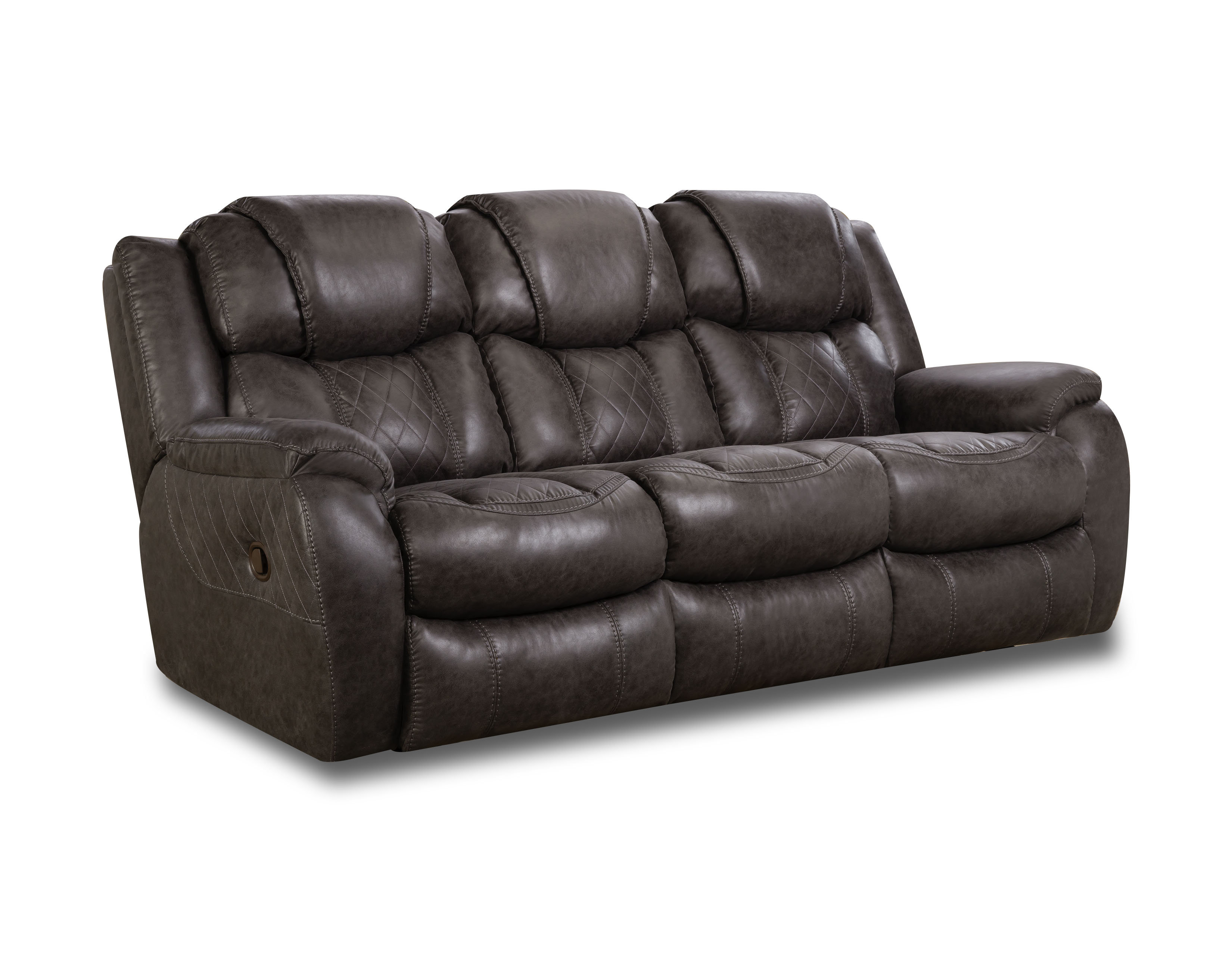 Latitude Run® Braniah 88'' Pillow Top Arms Reclining CAL117 Compliant ...
