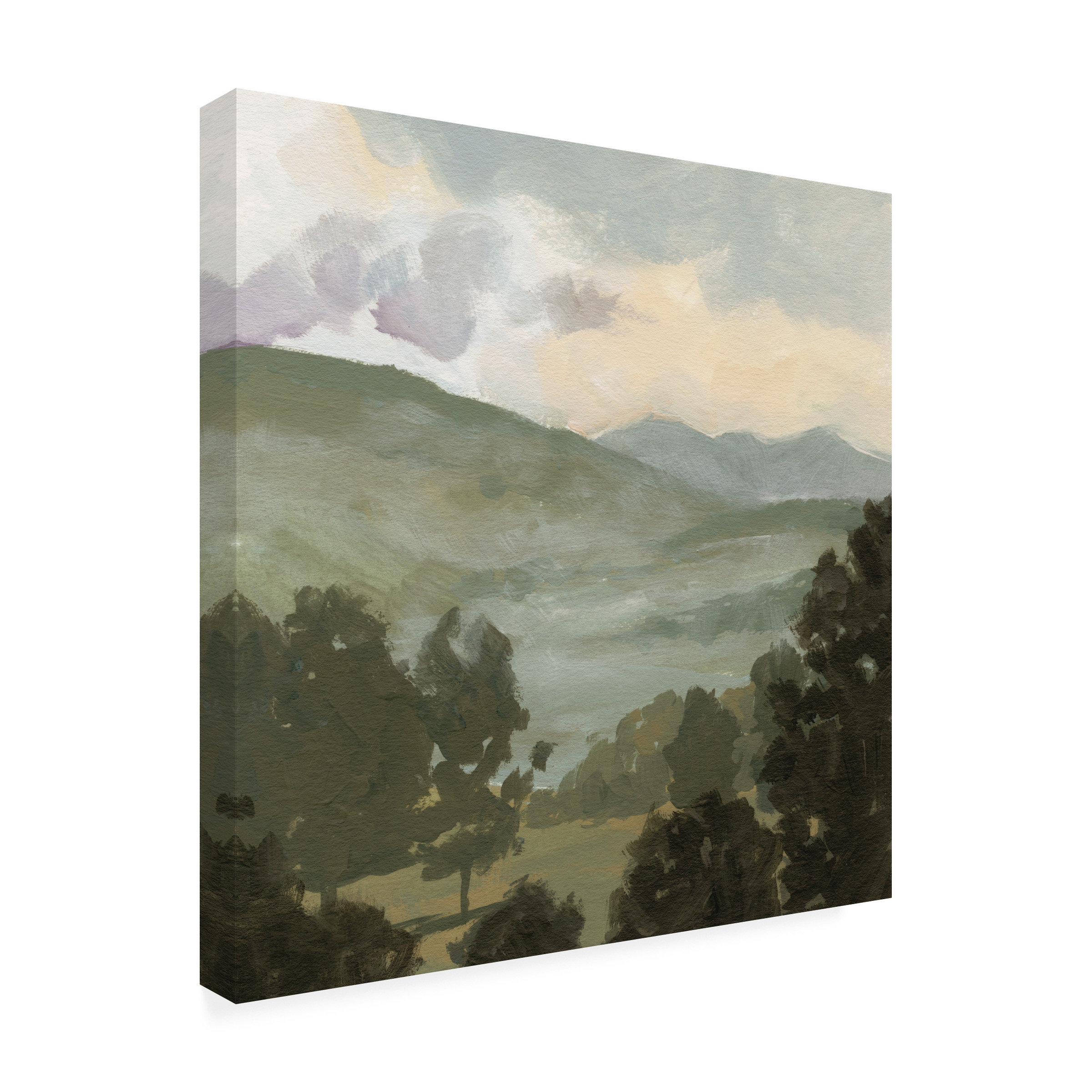 Trademark Art Modern & Contemporary " Valley Through The Trees I " by ...