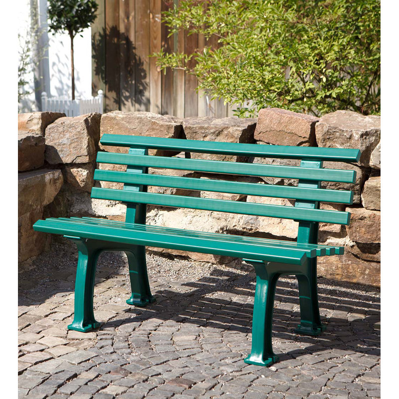 Plow & Hearth 2-Seater Weatherproof PVC Garden Bench & Reviews | Wayfair