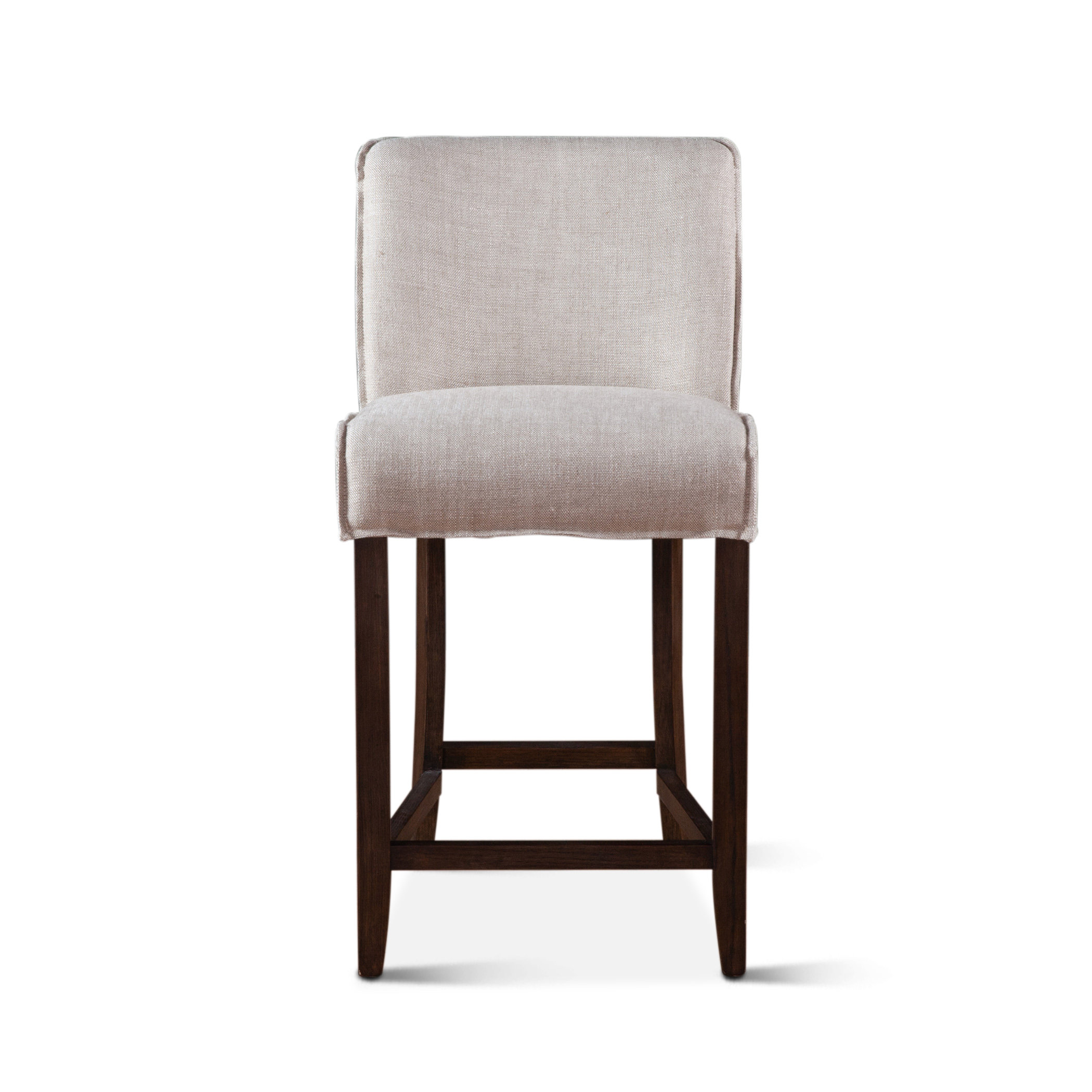 Red Barrel Studio® Ainsworth Linen Blend Parsons chair in Beige | Wayfair
