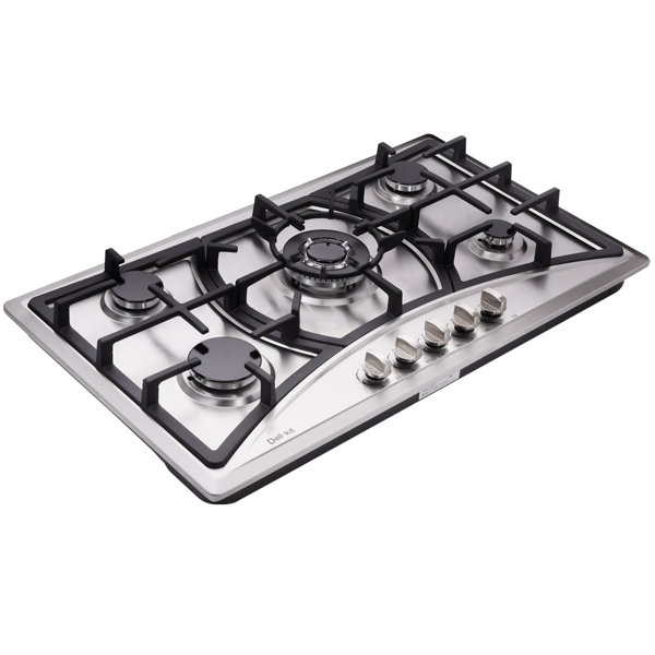 Deli-kit 30" Silver Natural Gas Cooktop | Wayfair
