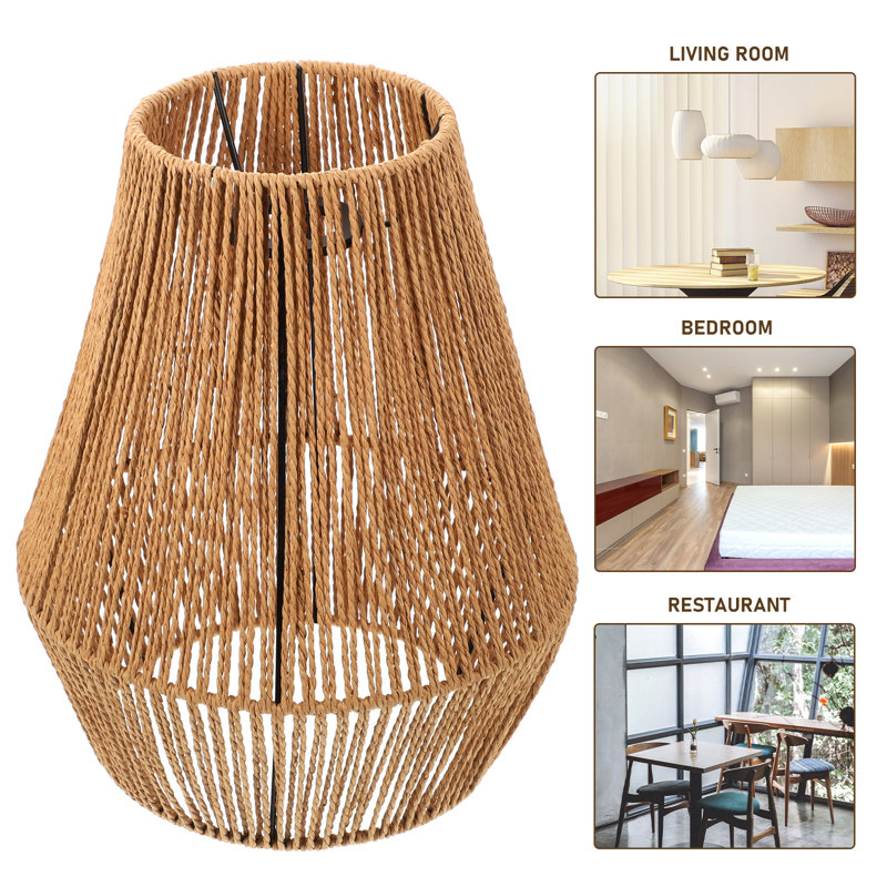 PINXOR Hanging Light Cover Home Ceiling Light Cover Vintage Lamp Shade ...