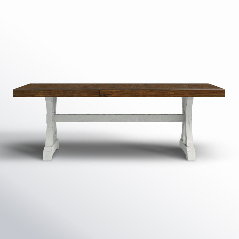 Laurel Foundry Modern Farmhouse® Maryam 40'' Extendable Trestle Dining ...