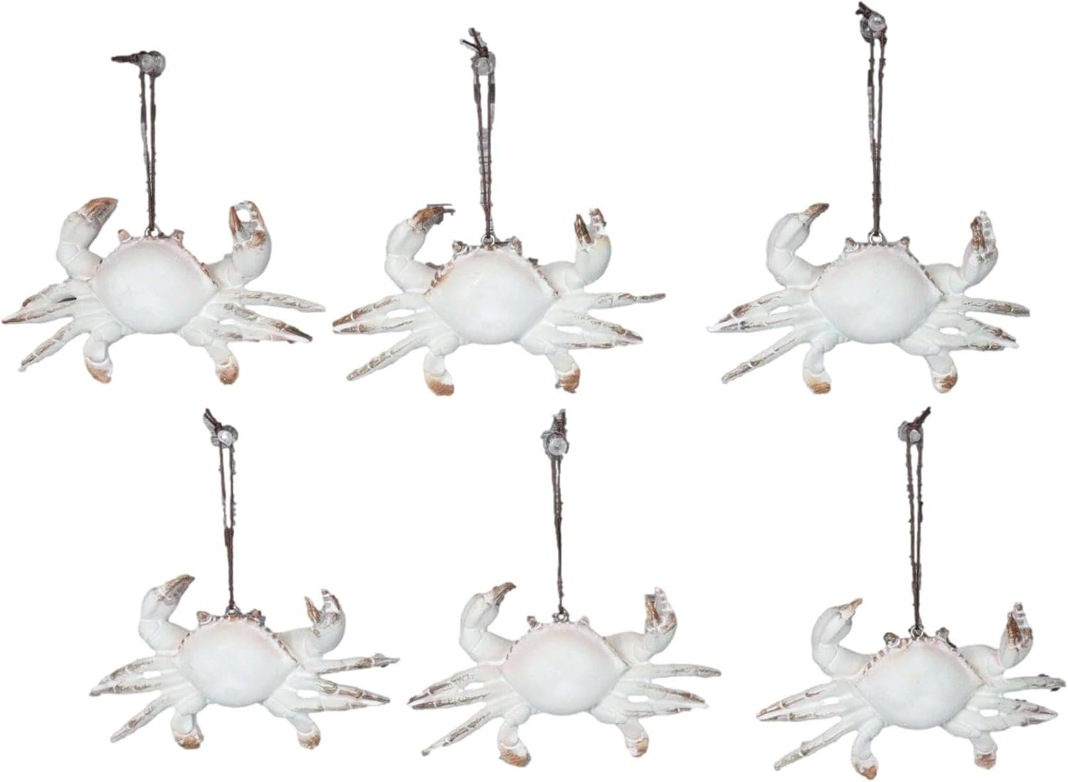 Trinx Set Of 6 Nautical Beach Crabs Ocean Marine Wall Hanger Decor Tree ...