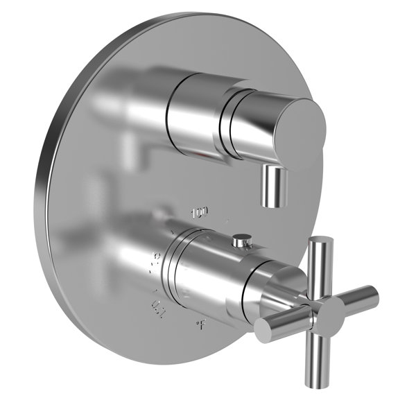 Newport Brass East Linear 1/2" Round Thermostatic Trim Plate With ...
