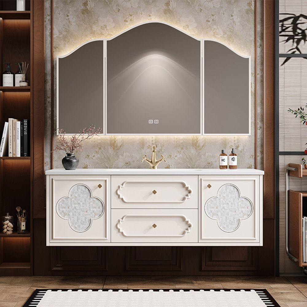 Rebrilliant Modern American-style bathroom cabinet | Wayfair