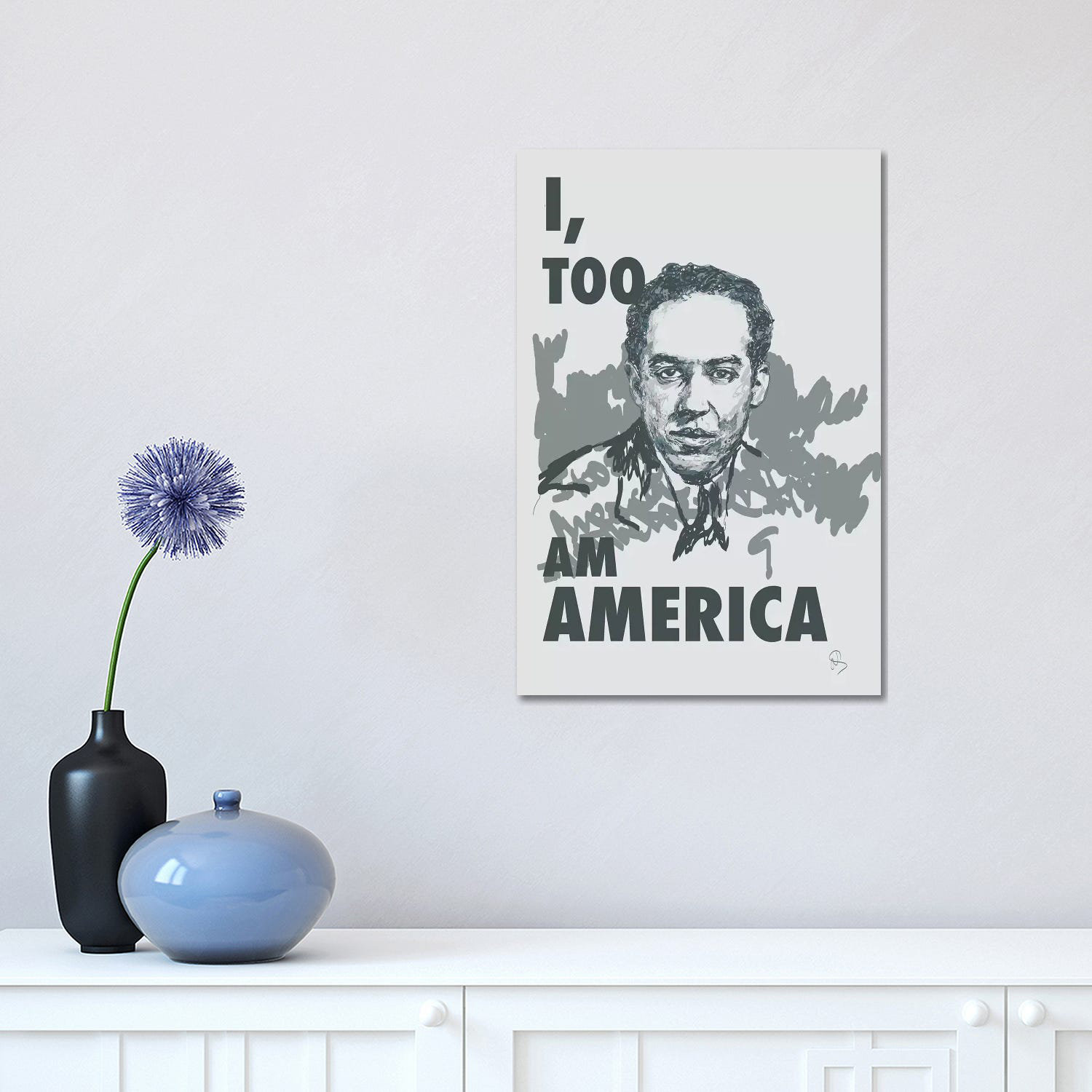 East Urban Home Langston Hughes - I Too by GNODpop - Print | Wayfair