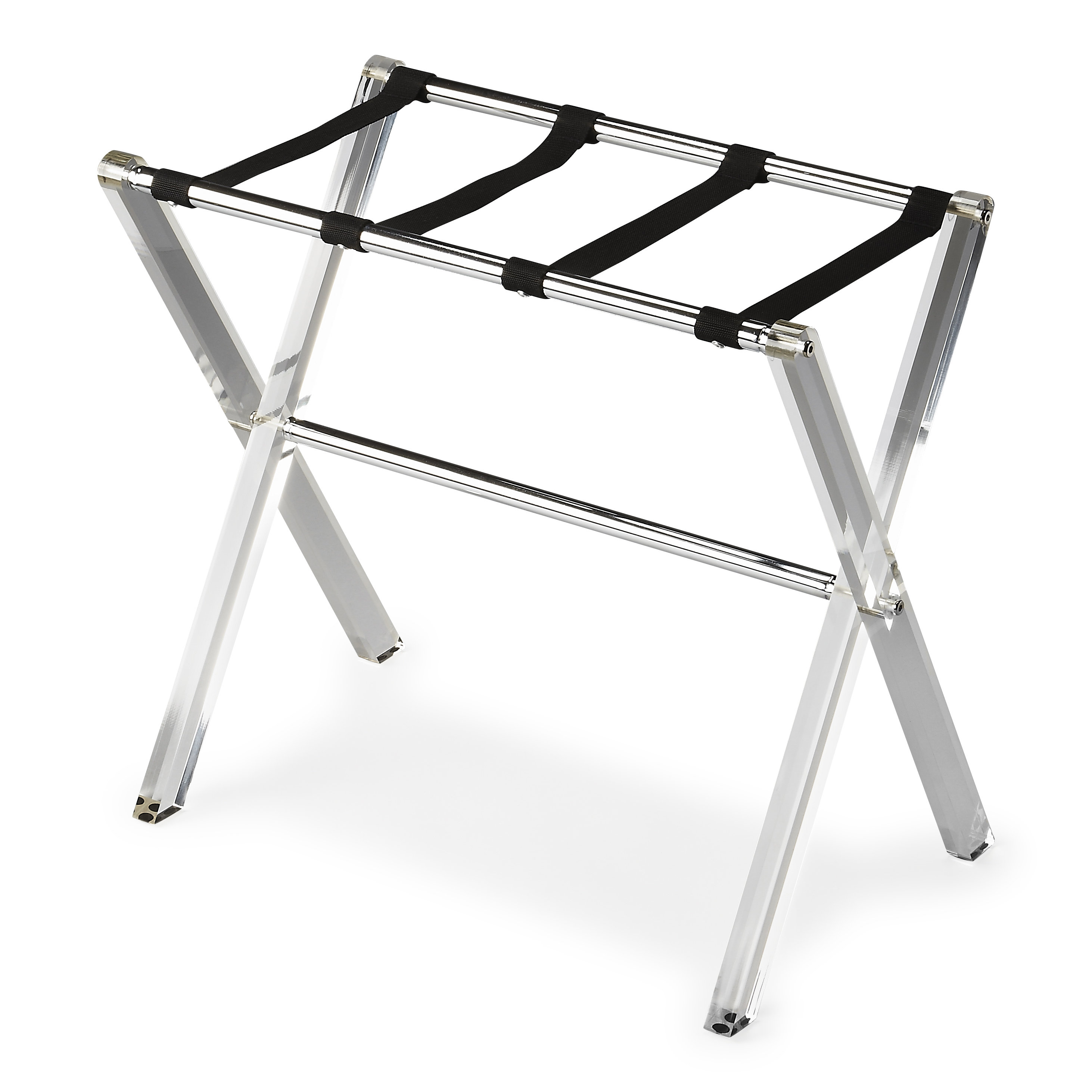 Willa Arlo™ Interiors Kyrie Folding Metal Luggage Rack & Reviews | Wayfair