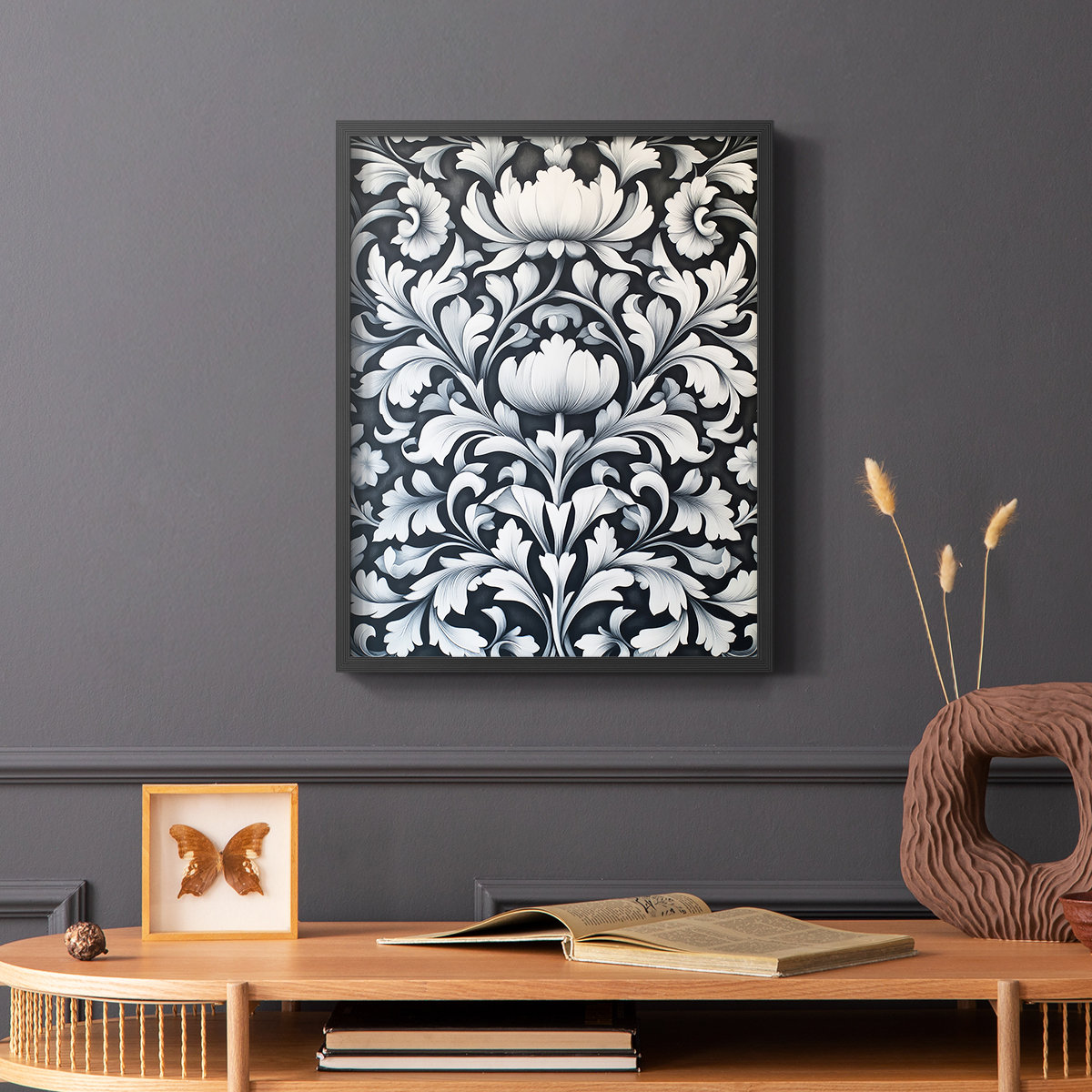Winston Porter WM MORRIS Series DCCXVII -Premium Framed Print -Ready to ...