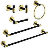 Gold Bathroom Hardware Sets You'll Love | Wayfair