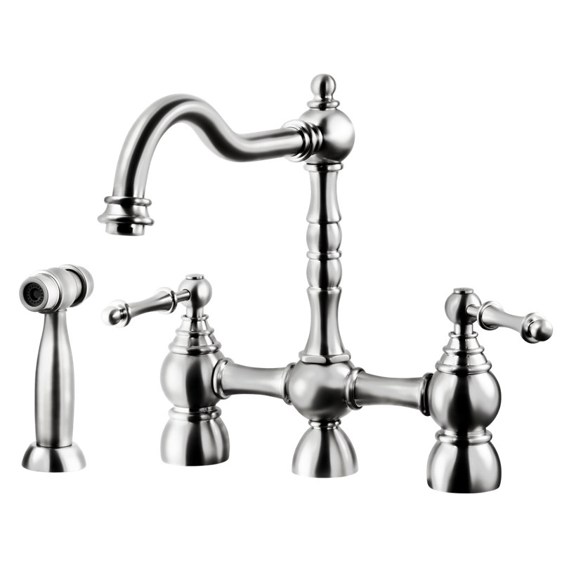 Houzer Lexington Kitchen Faucet with Side Spray & Reviews | Wayfair
