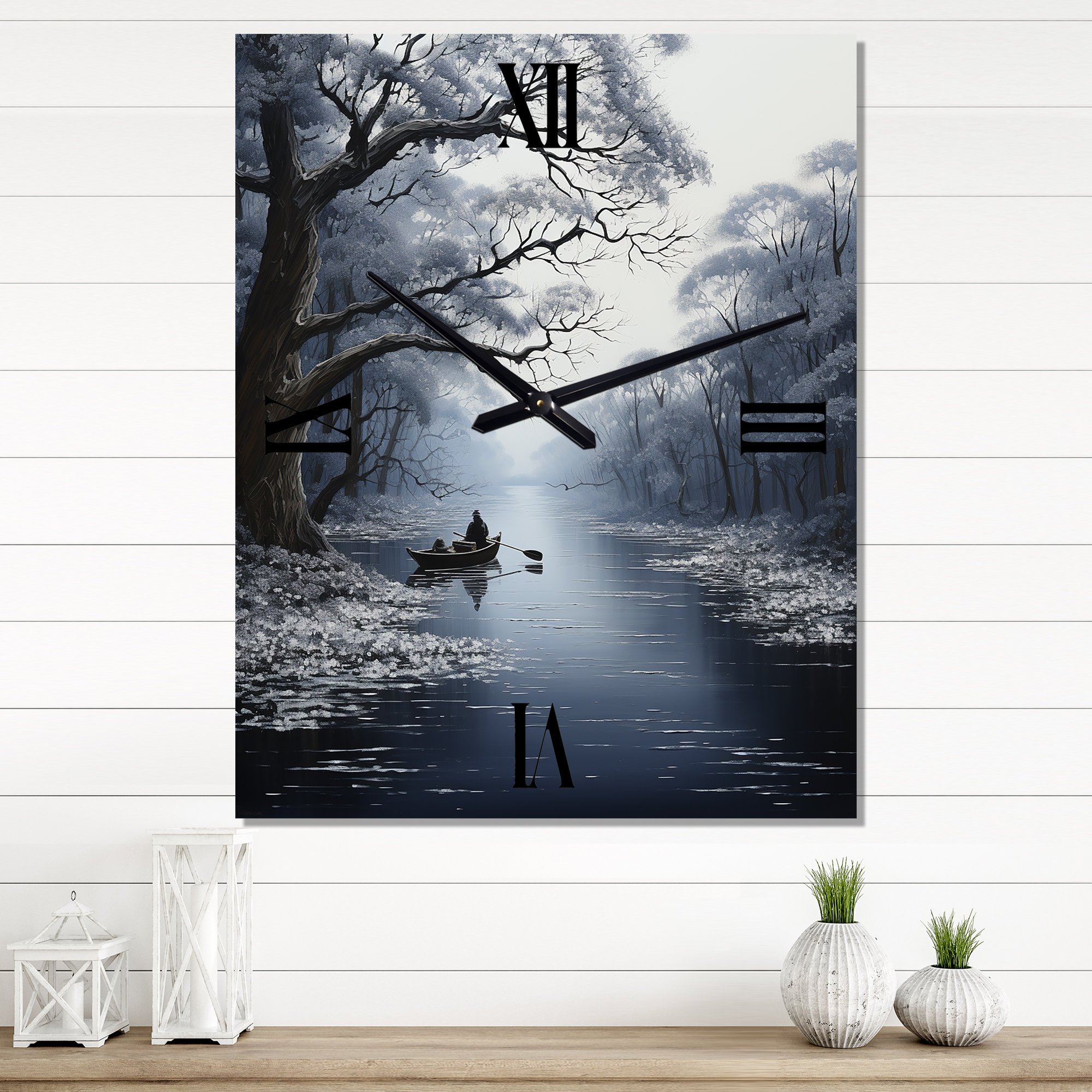 Millwood Pines Kyng - Canals Modern Wall Clock | Wayfair