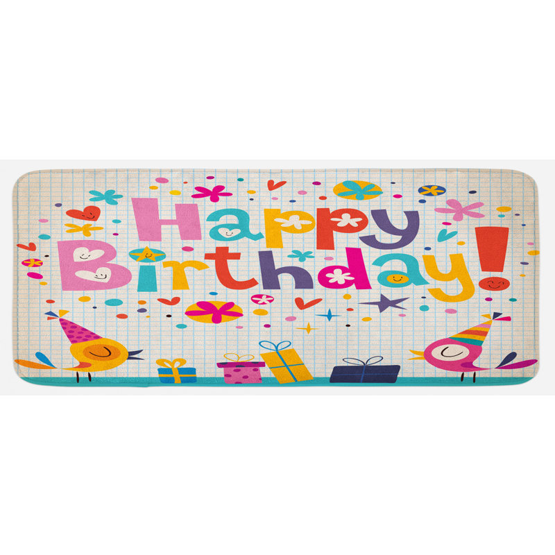 East Urban Home School Theme Math Student Note Pad Floral Rainbow ...