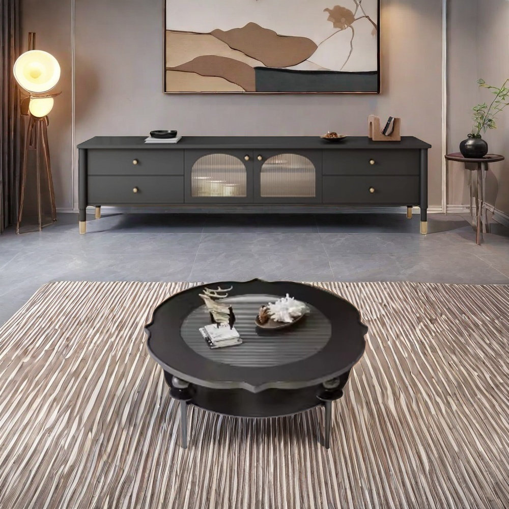 LIZIYE Solid wood TV stand coffee table durable | Wayfair