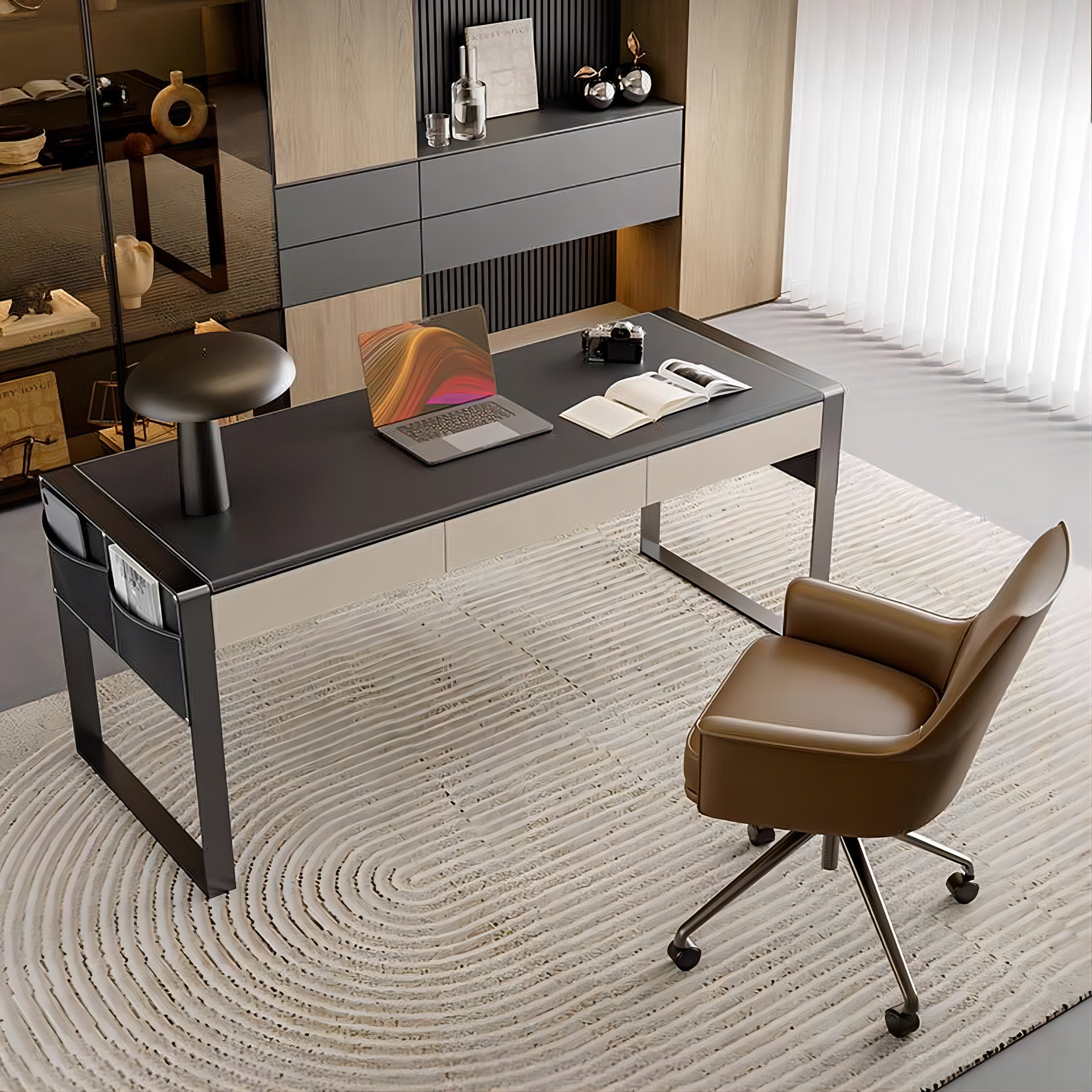 17 Stories Guisel 2 Desk And Chair Set Office Set with Chair | Wayfair