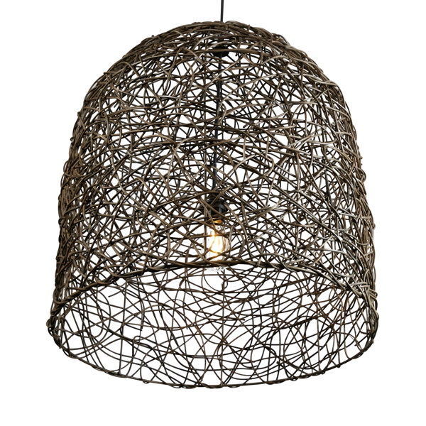 Bobo Intriguing Objects 1 - Light Black Unique/Statement Pendant | Wayfair