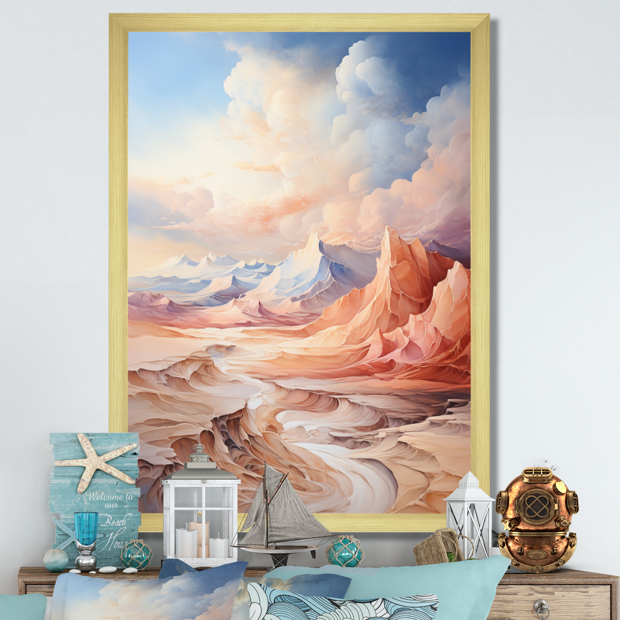 Union Rustic Beach Photo Sunkissed Sands II Framed On Canvas Print ...