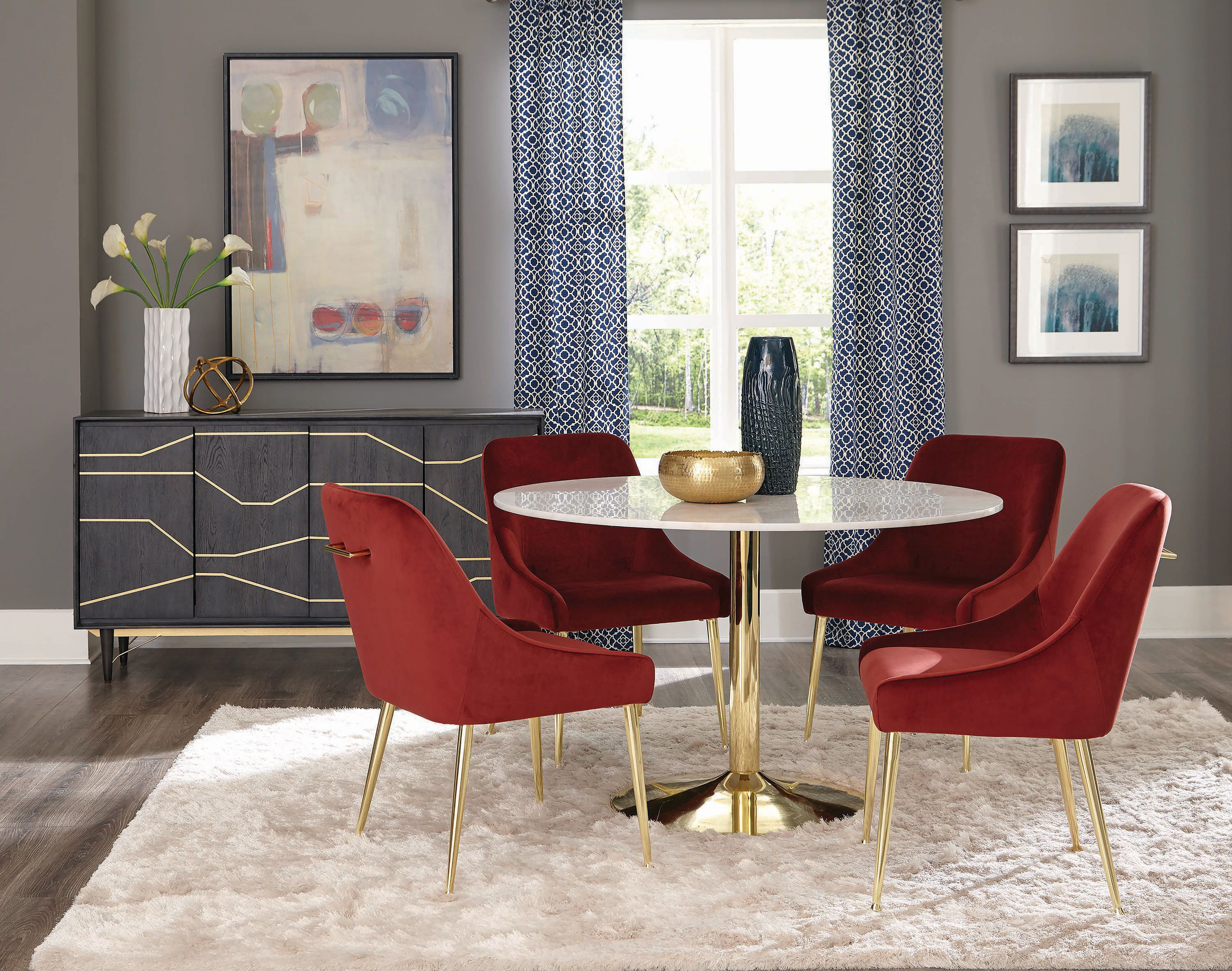 Everly Quinn Kamenko Altraud 4 - Person Dining Set - Wayfair Canada