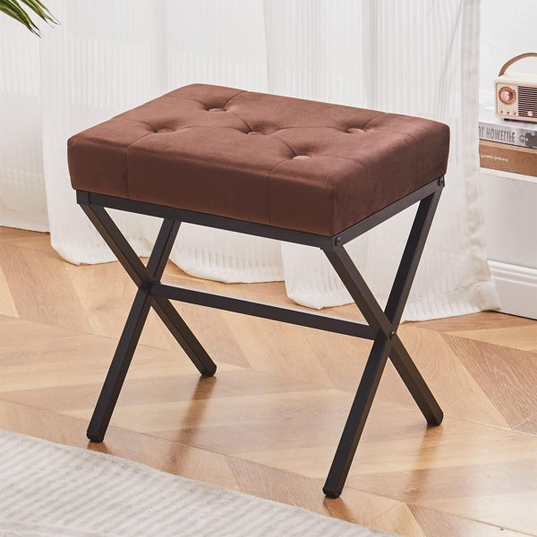 Everly Quinn Krystie Steel Accent Stool | Wayfair