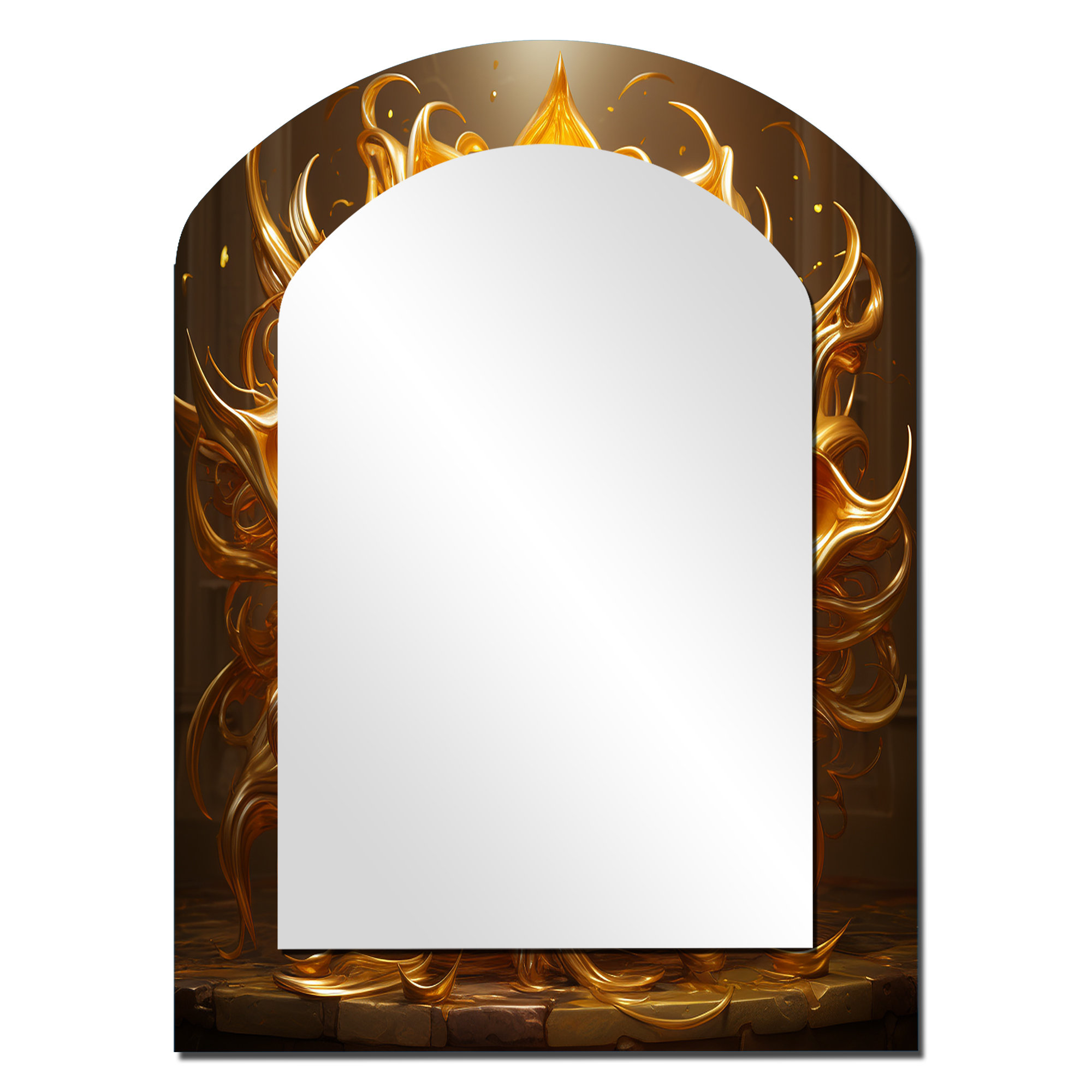 Mercer41 Abstract Golden Sunflower Glam Blooming III - Sunflower ...