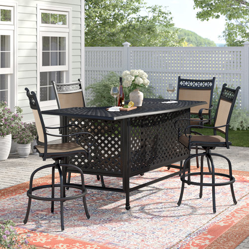 Curved Patio Bars & Sets You'll Love | Wayfair