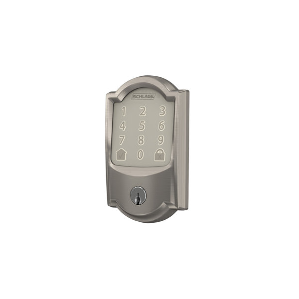 Schlage Encode Smart WiFi Deadbolt with Camelot Trim | Wayfair