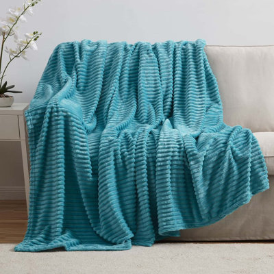 Cozy Tyme Lillyanna Acrylic Knit Throw 50" x 60" For Bedroom & Reviews ...