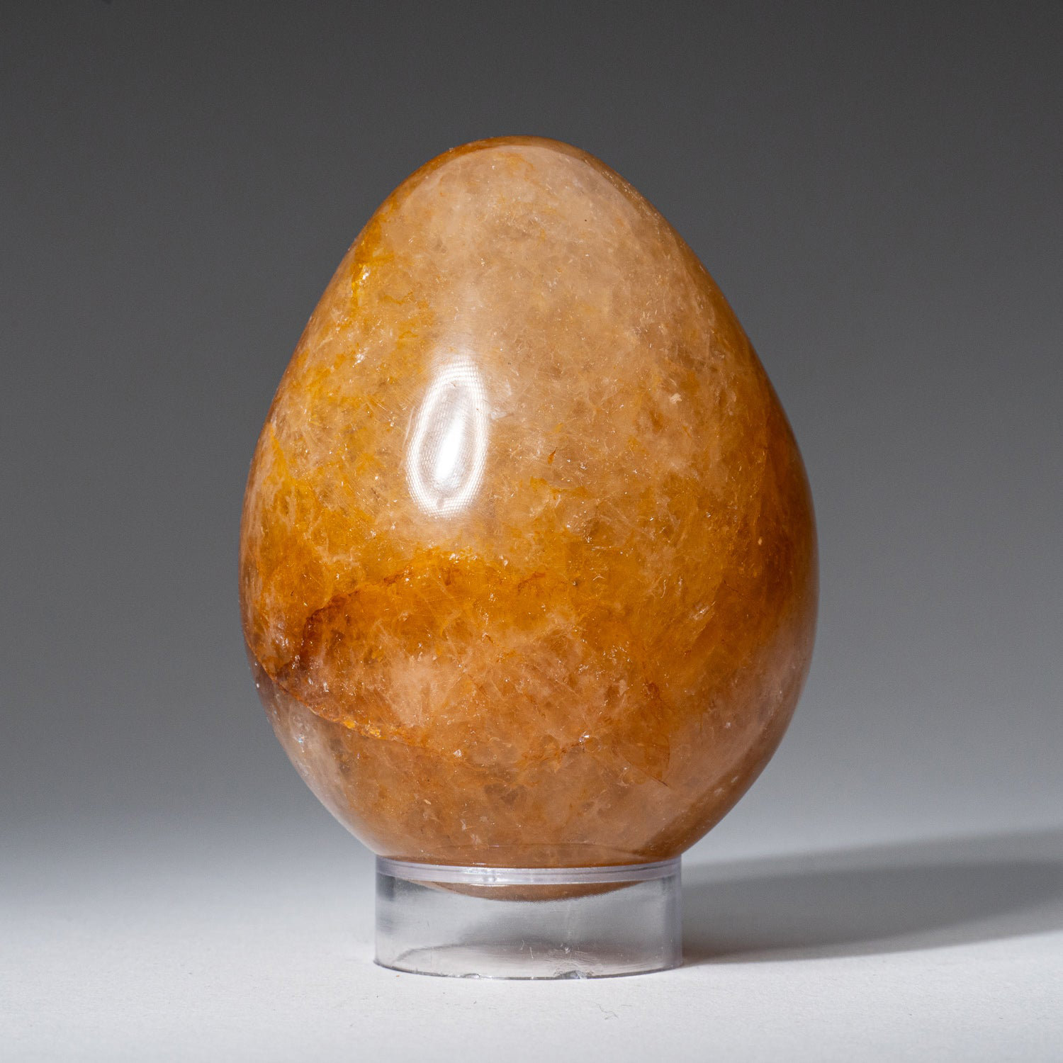 Astro Gallery of Gems Genuine Polished Lemon Quartz (2.75") Egg from ...